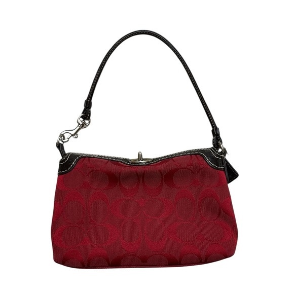 Coach | Bags | Coach Signature Wristlettiny Red Designer Handbag | Poshmark